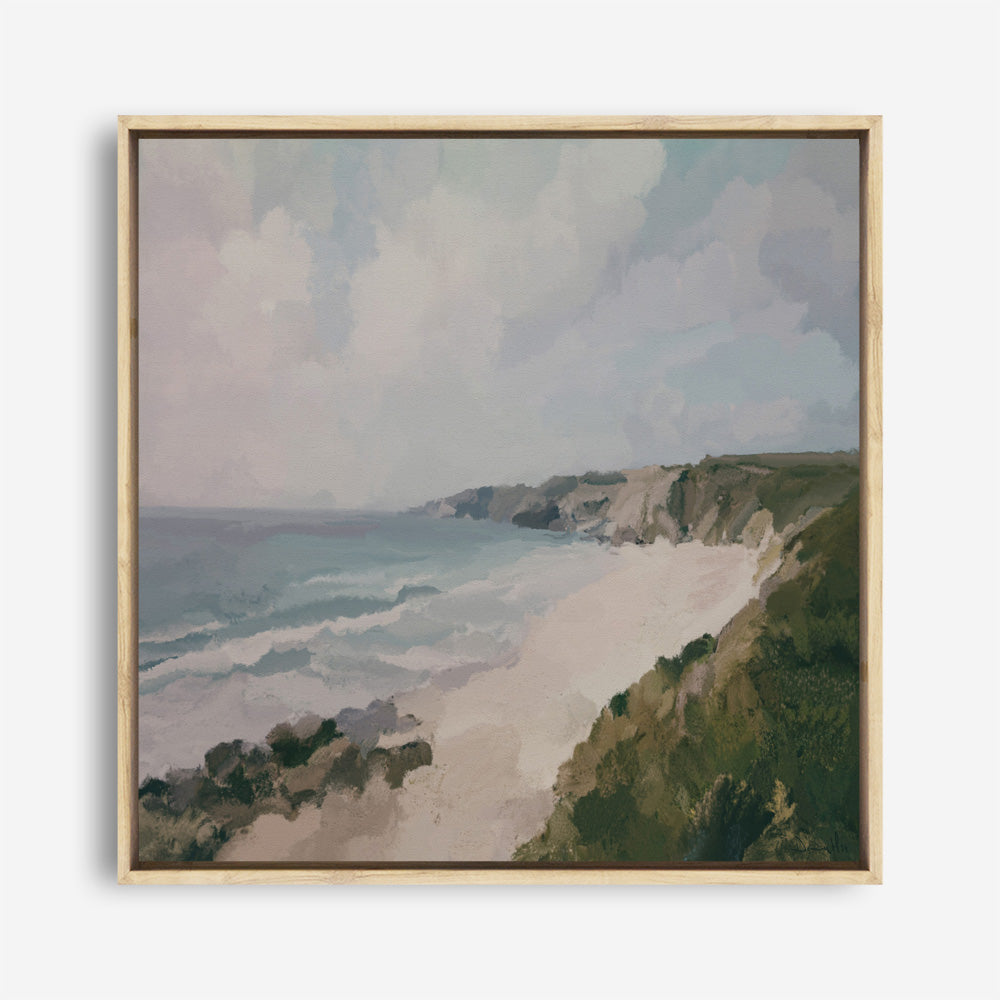 Buy Cornwall Coast Square Canvas Wall Art Print | The Print Emporium®