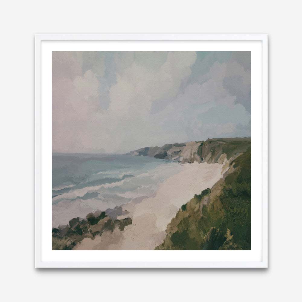 Buy Cornwall Coast Square Art Print | The Print Emporium®