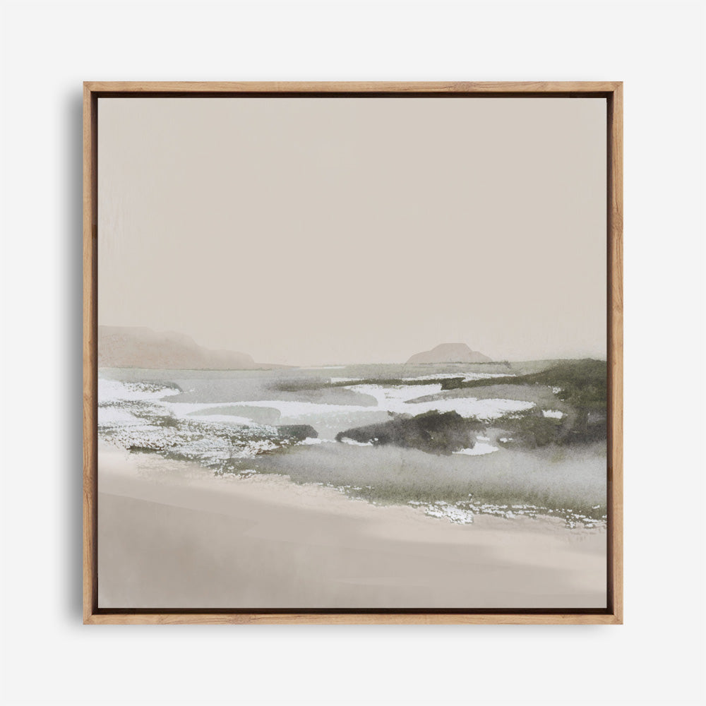 Buy Calm Beach Square Canvas Wall Art Print | The Print Emporium®