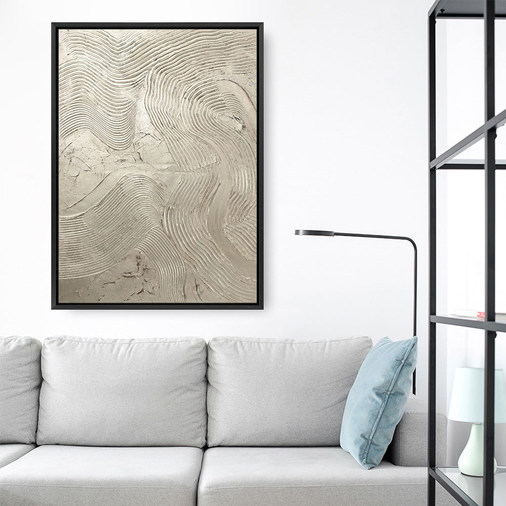 Buy Metallic - Silver Canvas Wall Art Print | The Print Emporium®