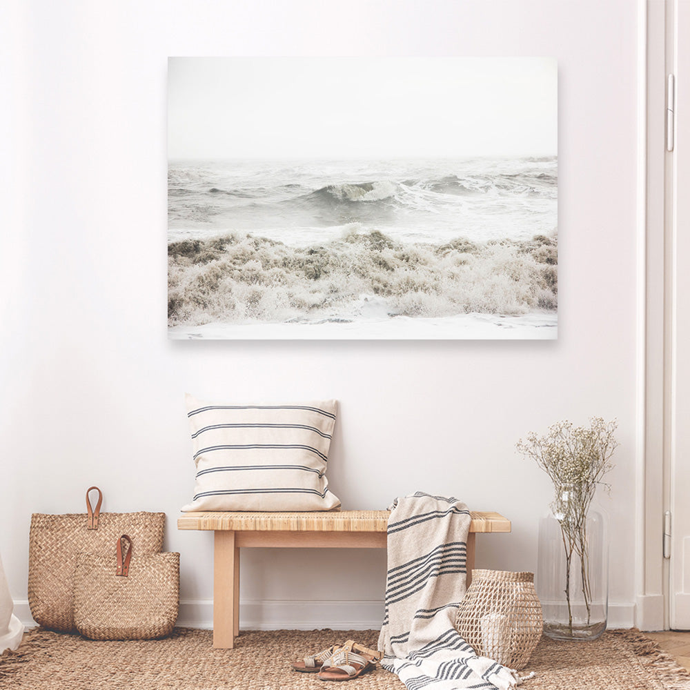 Buy Breaking Waves Canvas Wall Art Print | The Print Emporium®