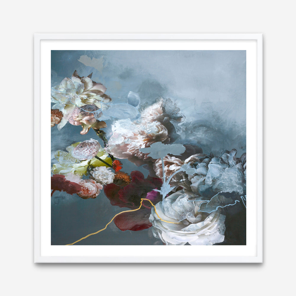 Buy Haute Couture Blue (Square) Wall Art Print | The Print Emporium®