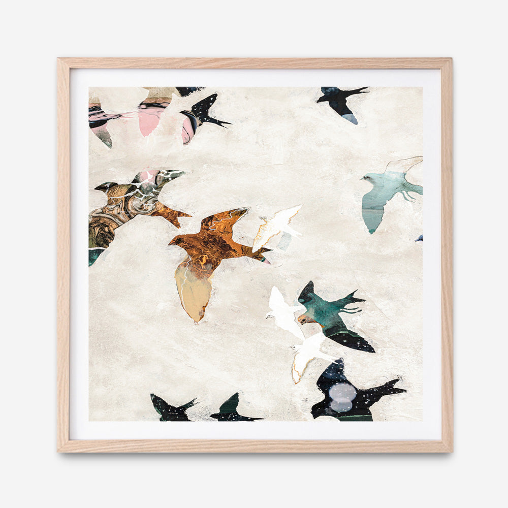 Buy Abstract Birds 1 (Square) Wall Art Print | The Print Emporium®