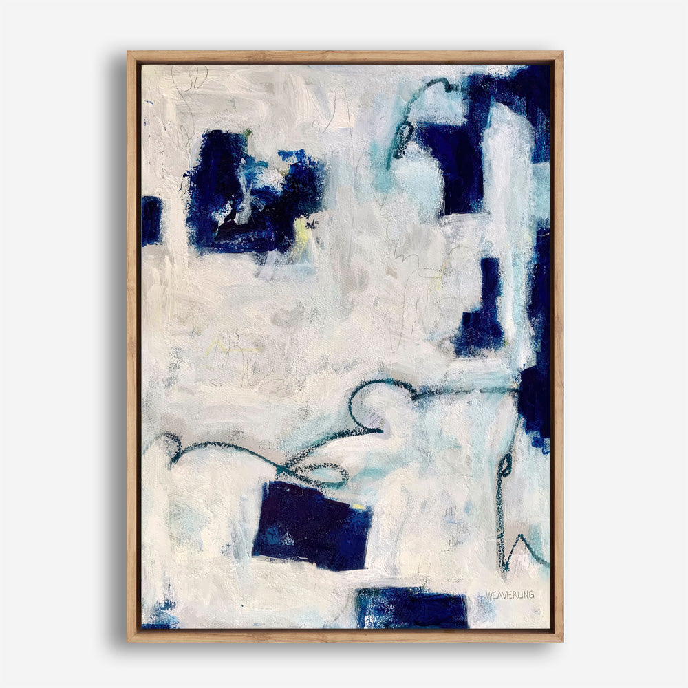 Buy Drifting In Blue No. 1 Canvas Wall Art Print | The Print Emporium®