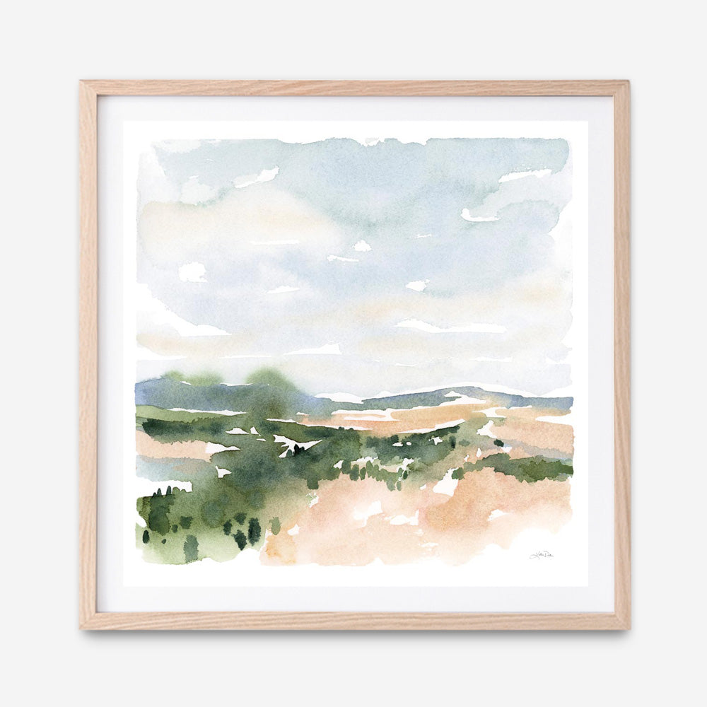 Buy Gentle Landscape II Square Wall Art Print | The Print Emporium®