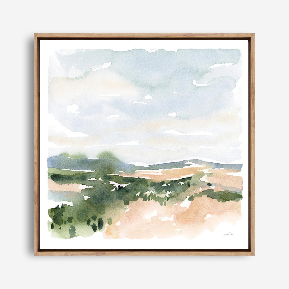 Buy Gentle Landscape II Square Canvas Wall Art Print | The Print Emporium®