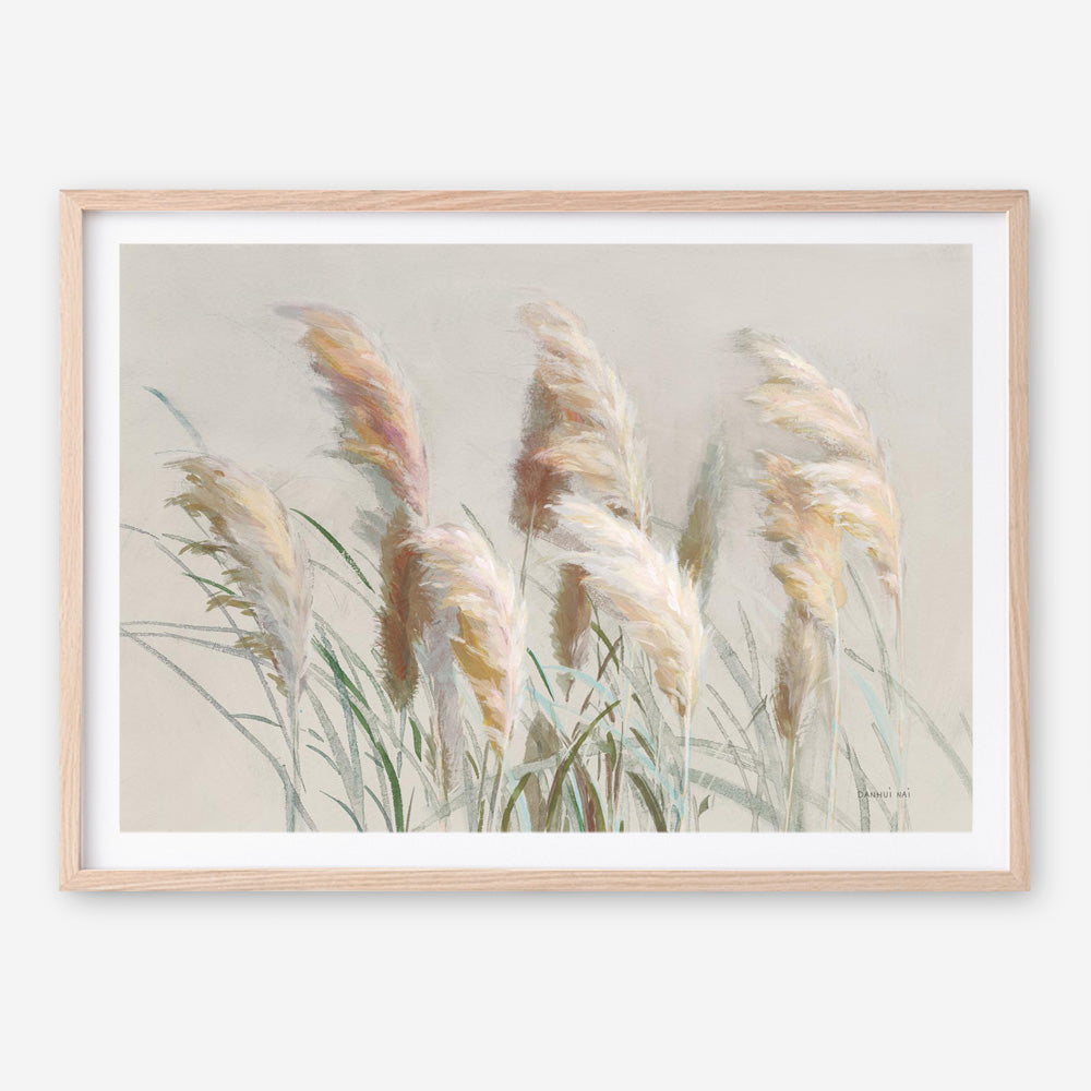 Buy Neutral Pampas Grasses Wall Art Print | The Print Emporium®