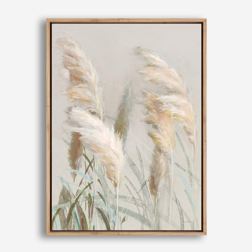Buy Neutral Pampas Grasses III Canvas Wall Art Print | The Print ...