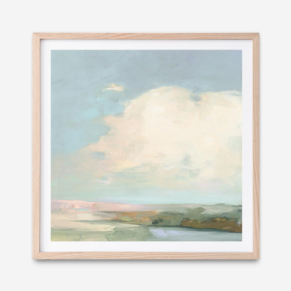Buy Colorful Horizon II Blue Square Wall Art Print | The Print Emporium®