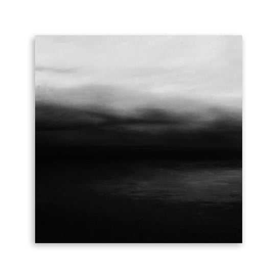 Buy Monochrome Horizon Square Canvas Art | The Print Emporium® Store