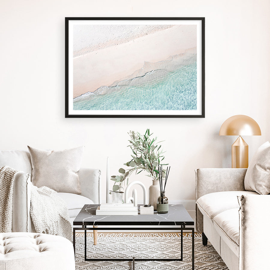 Buy Aerial Shoreline Photo Wall Art Print | The Print Emporium®