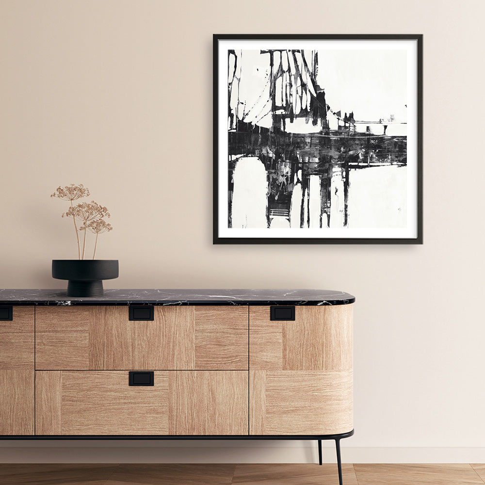 Buy Building Bridges I Square Wall Art Print | The Print Emporium®