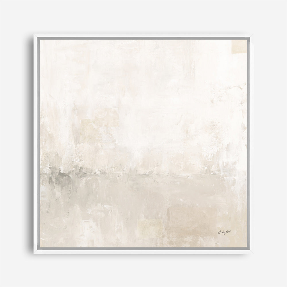 Buy Light Gray Morning Light Square Canvas Wall Art Print | The Print ...